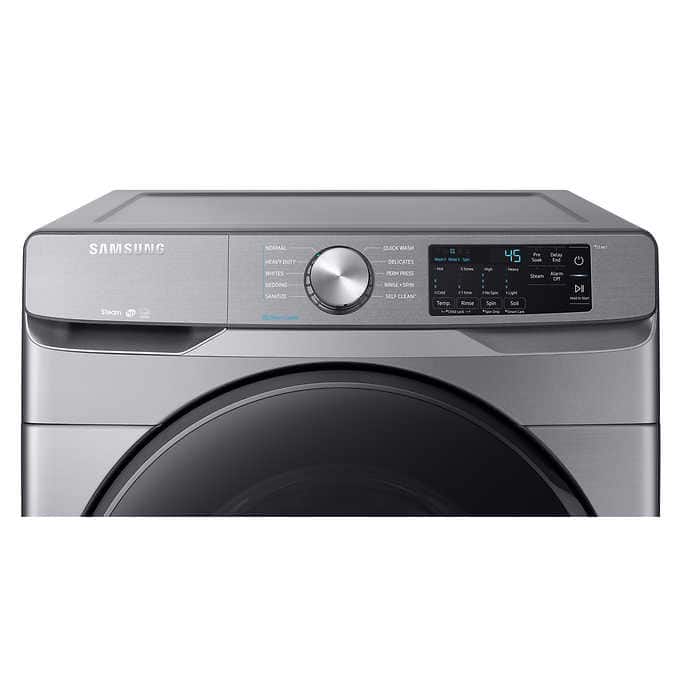 Samsung Electric Steam Dryer & High Efficiency Front Load Steam Washer ...