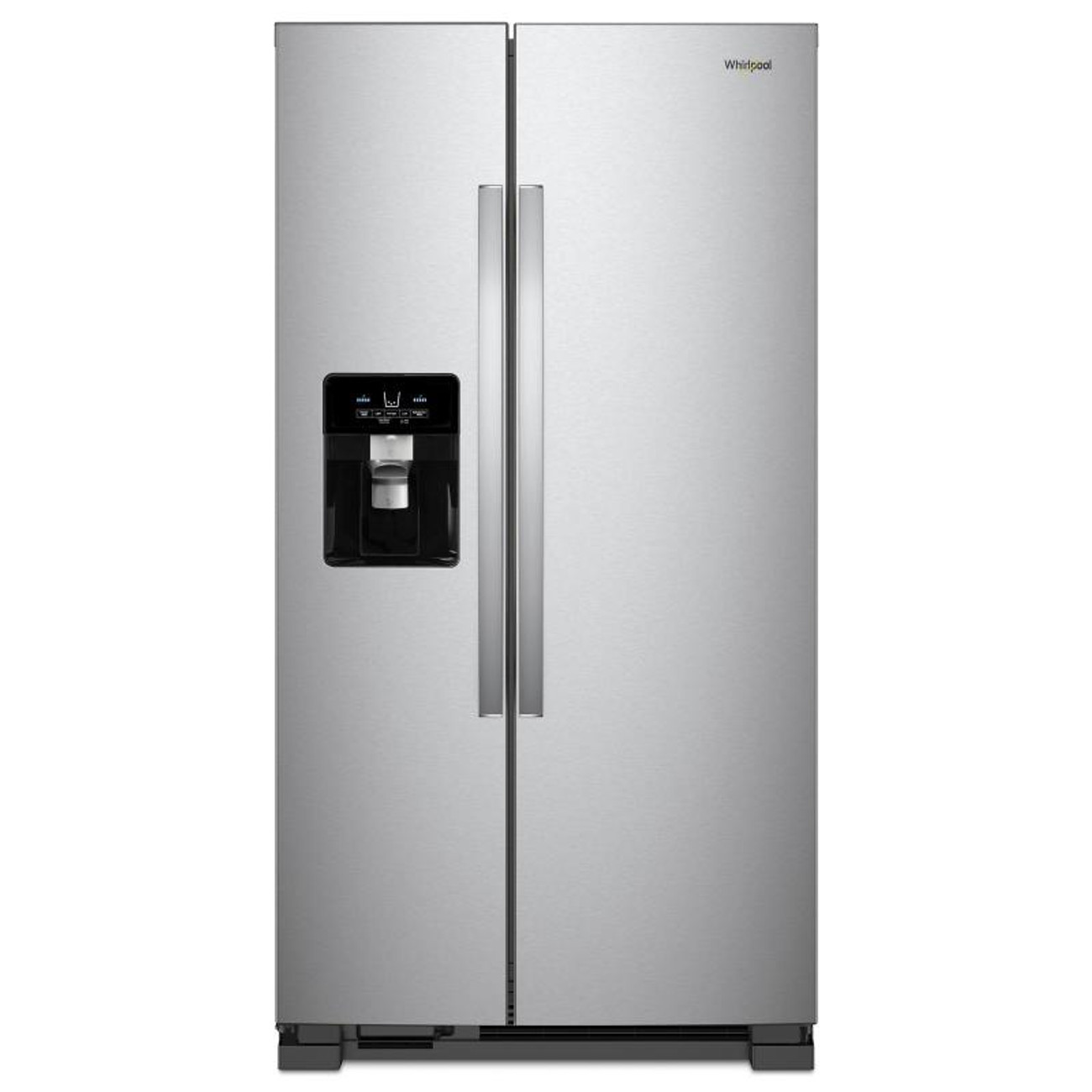 Whirlpool 33" 21.2 Cu. Ft. Side-By-Side Refrigerator with Ice & Water ...